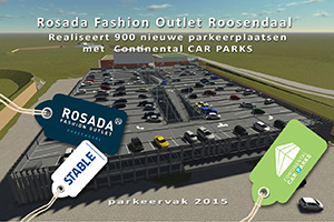 Rosada fashion outlet bouwt nieuwe parkeergarage met contine