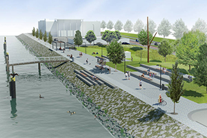 Rotterdam krijgt balkon aan maashaven