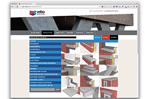 Nieuwe website vebo inclusief productselector